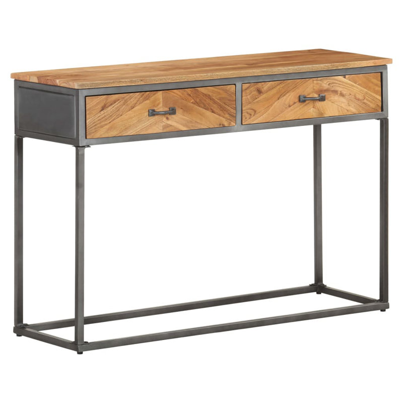Foundry Select Console Table 43.3"x13.8"x29.5" Solid Acacia Wood | Wayfair